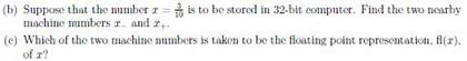 Solved x = 3/7 = 0.011011011.....The two nearby machine | Chegg.com