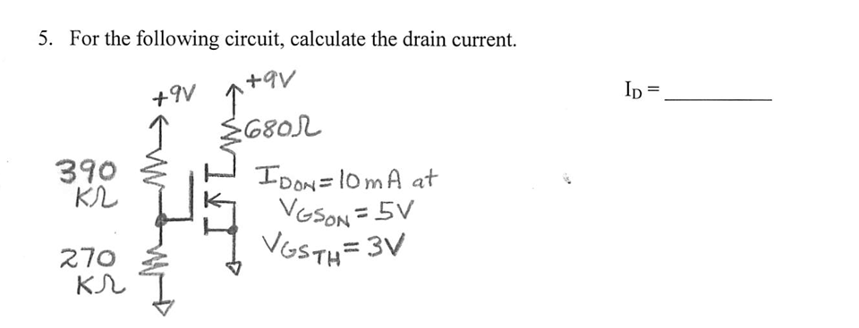 Solved For the following circuit, calculate the collector | Chegg.com