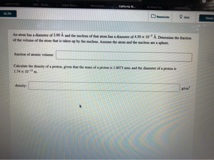 Solved 2016 CHOR Mall Guise Urban Deca Worksheets California | Chegg.com
