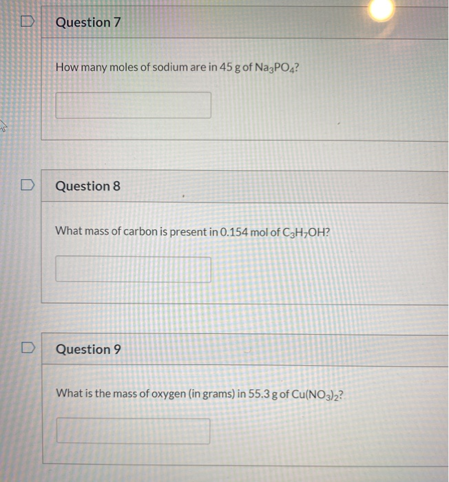 Solved how many moles of sodium are in 45g of sodium | Chegg.com