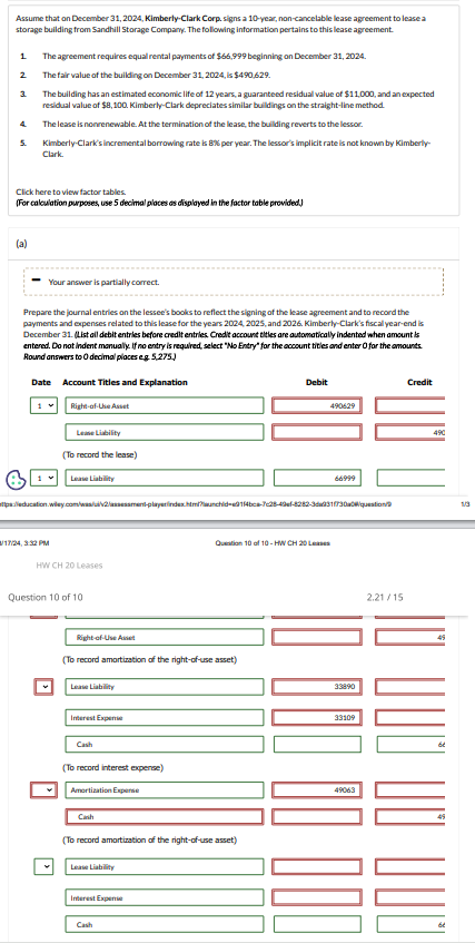 Solved storage building from Sandhill Storage Company. The | Chegg.com
