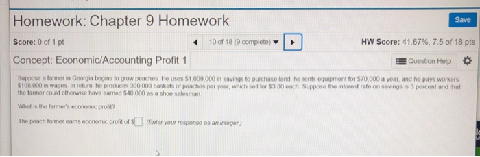 Solved Save Homework: Chapter 9 Homework Score: 0 of 1 pt 10 | Chegg.com