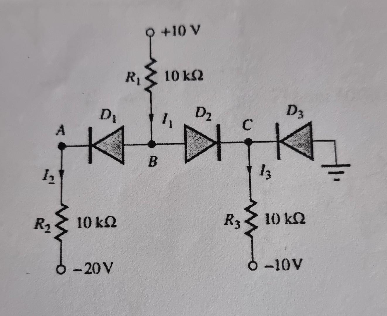 Solved Analyze the following circuits to find the values of | Chegg.com