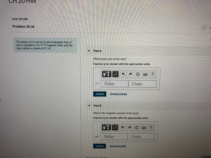 Solved CH 20 HW | Chegg.com