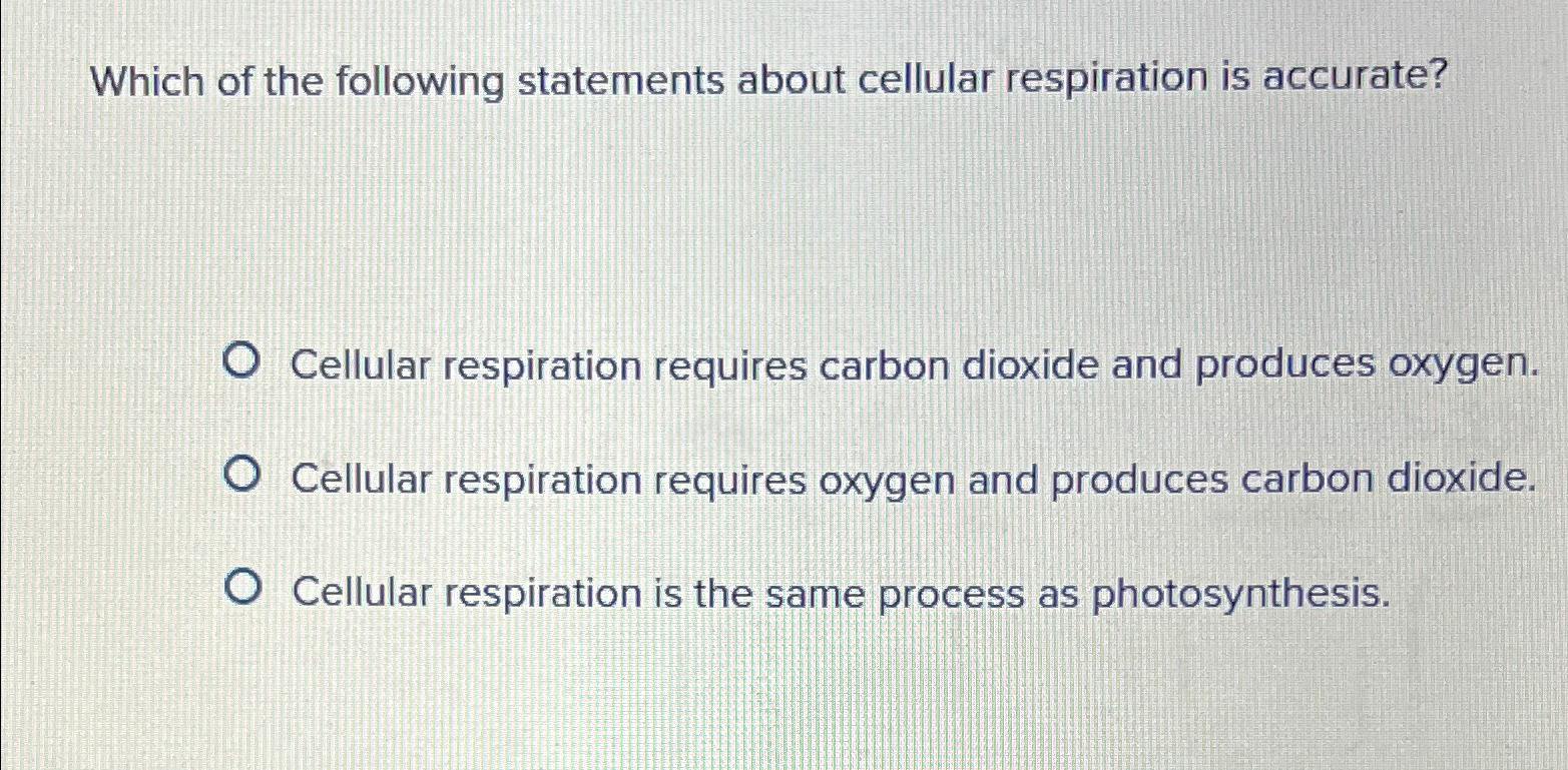 Solved Which of the following statements about cellular | Chegg.com