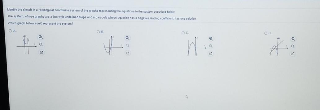 Solved Identify the sketch in a rectangular coordinate | Chegg.com