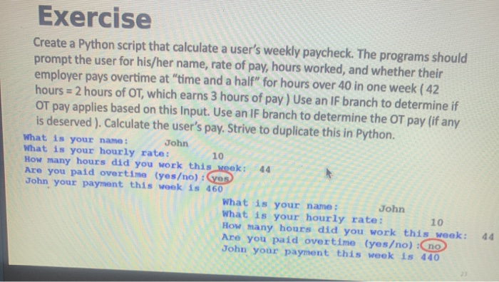 Solved Exercise Create A Python Script That Calculate A 7276