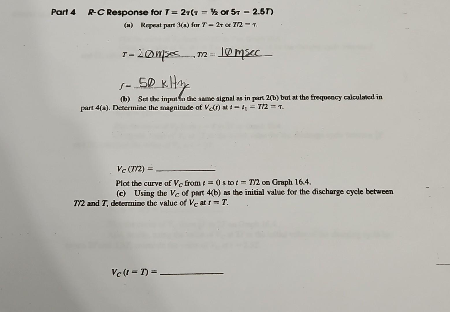 Solved Please help with all of Part 4. Show multisim screen | Chegg.com