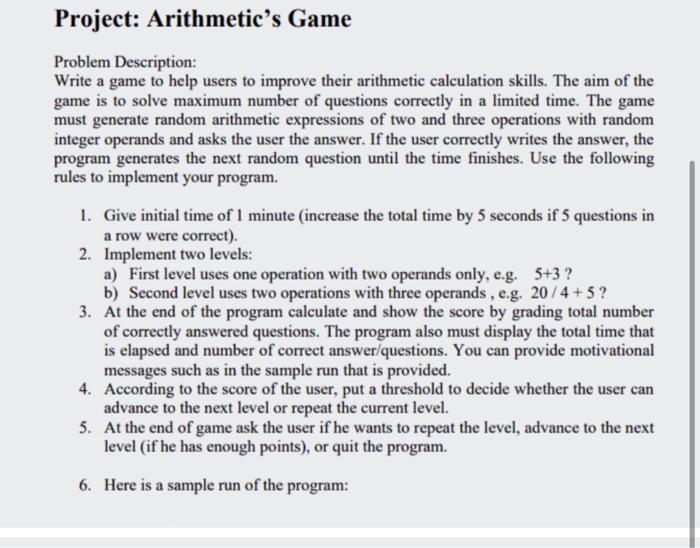 Solved solve it with java at least use 7 methodsdont use | Chegg.com