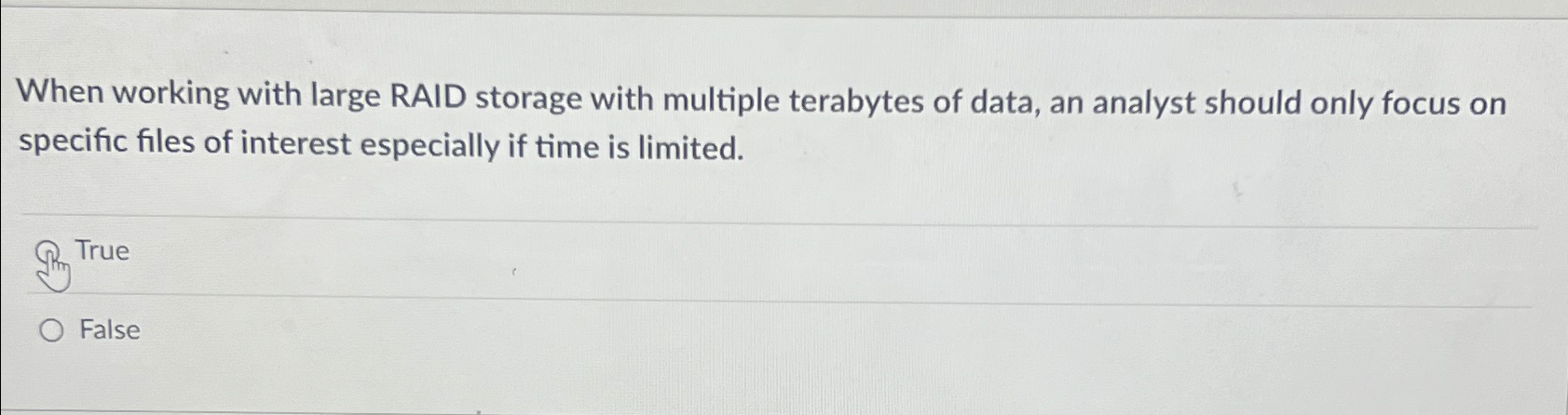 Solved When working with large RAID storage with multiple | Chegg.com