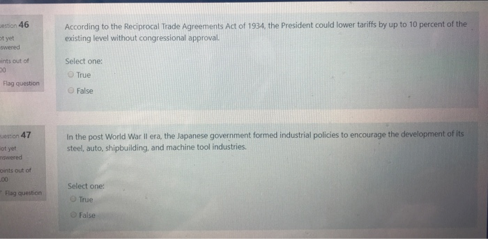 Reciprocal Trade Agreement Act