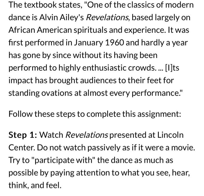 Solved The textbook states, "One of the classics of modern | Chegg.com