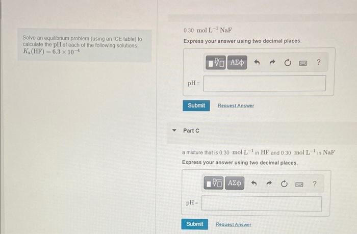 Solved Solve an equilibrium problem (using an ICE lable) to | Chegg.com