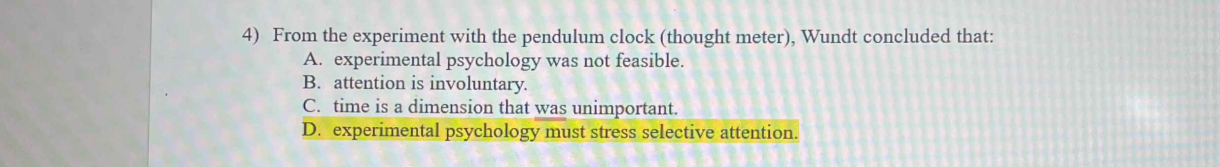 Solved From the experiment with the pendulum clock (thought | Chegg.com