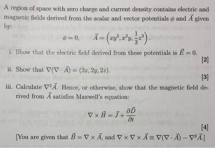 Solved Maxwell's equations in differential form are: | Chegg.com