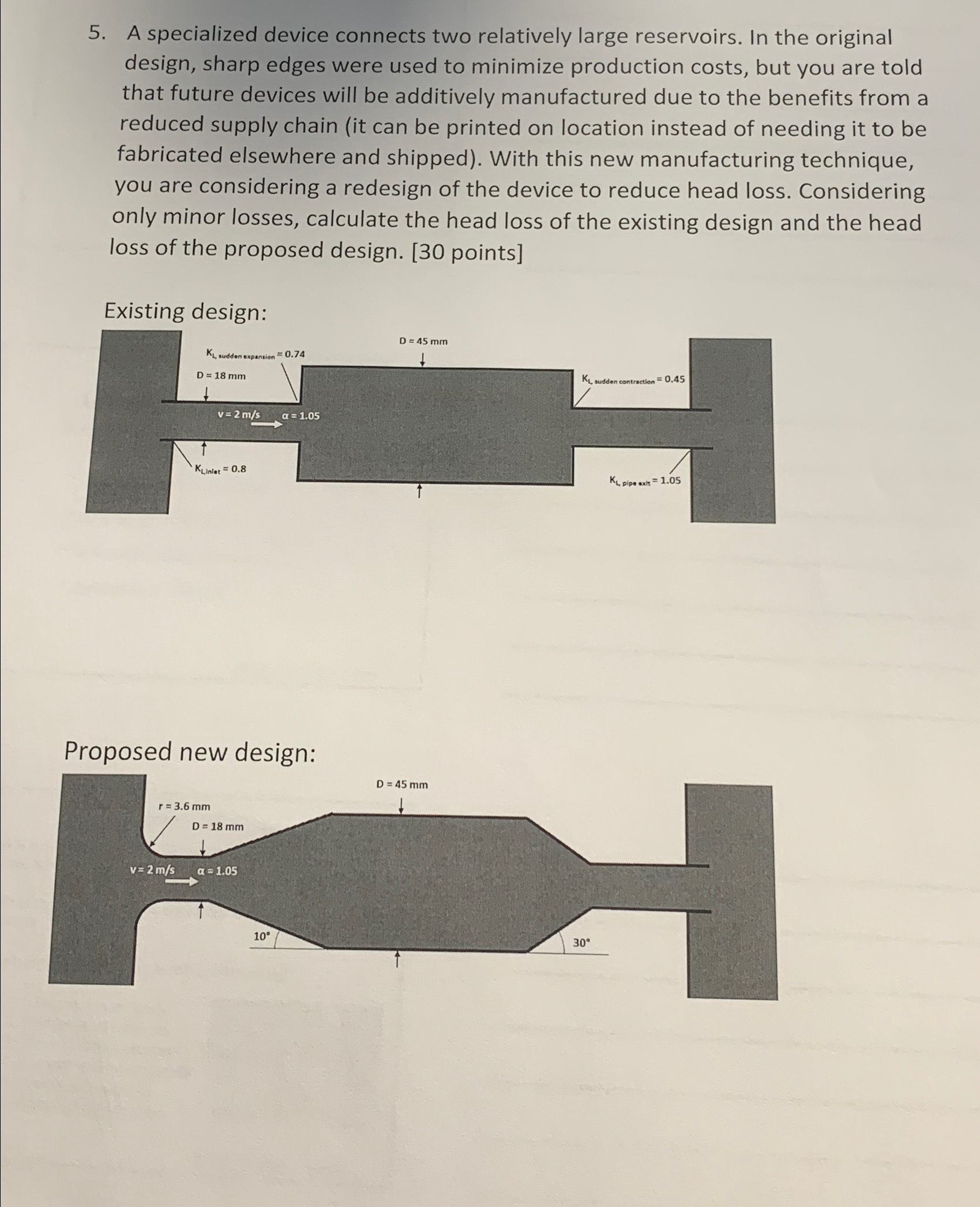 Solved A specialized device connects two relatively large | Chegg.com