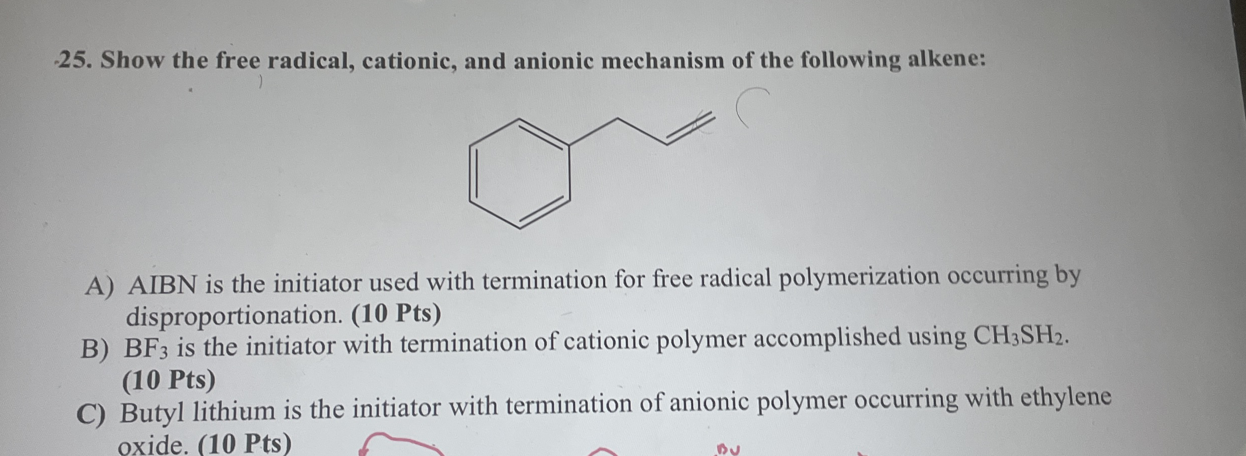 Solved Show the free radical, cationic, and anionic | Chegg.com