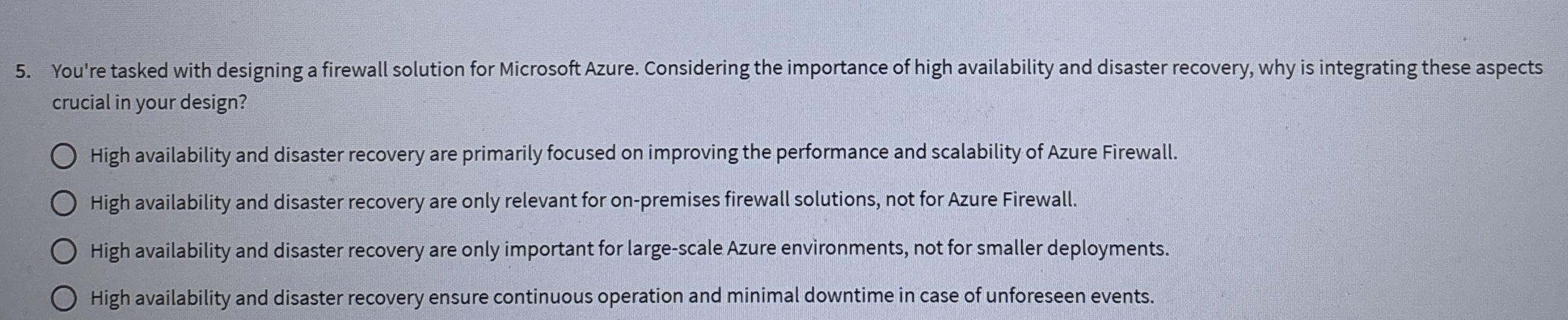 Solved You're tasked with designing a firewall solution for | Chegg.com