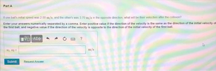Solved Problem 7.28 Two billiard balls of equal mass undergo | Chegg.com