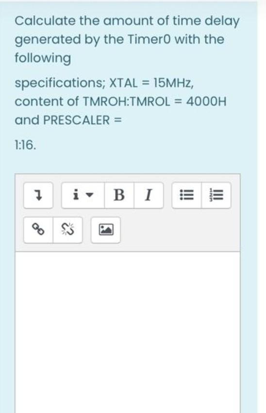 Solved Calculate the amount of time delay generated by the | Chegg.com