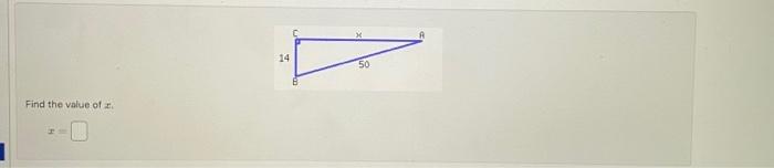 Solved Find the value of \pm . x= | Chegg.com