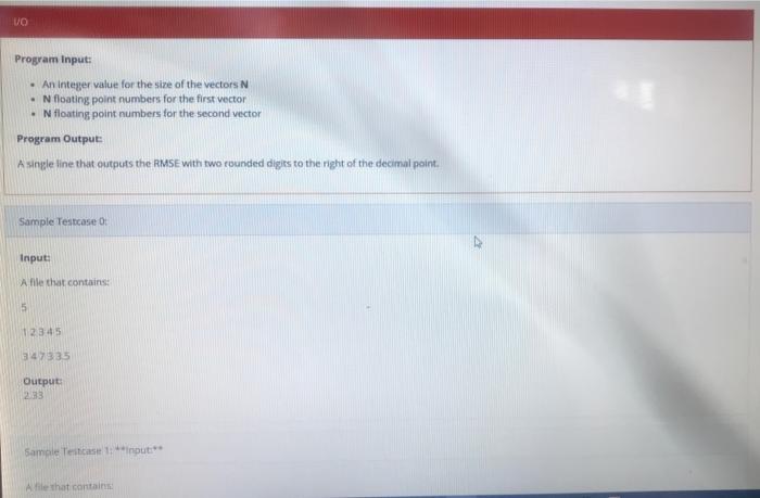 Solved Task 2 D Root Mean Square Error Calculation