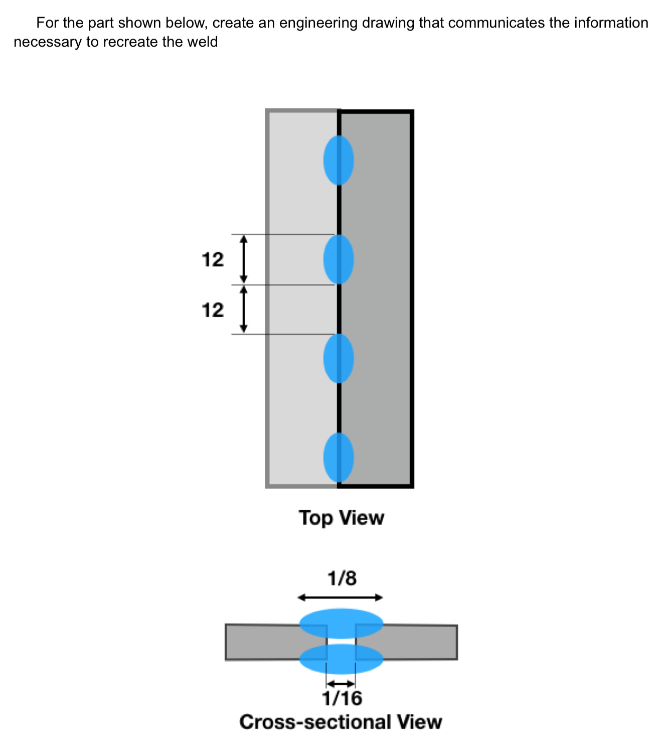 Solved For the part shown below, create an engineering | Chegg.com