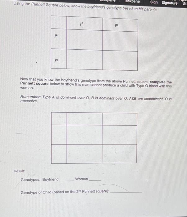 Solved 2. Blood type AB is codominant. ( 5 points) A woman | Chegg.com