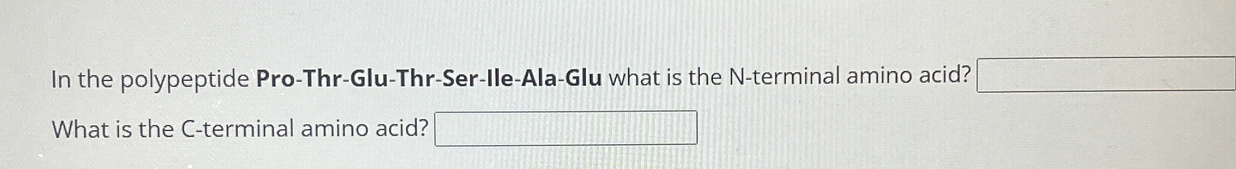 Solved In the polypeptide Pro-Thr-Glu-Thr-Ser-Ile-Ala-Glu | Chegg.com