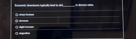 Solved Economic downturns typically lead to a(n) q, ﻿In | Chegg.com