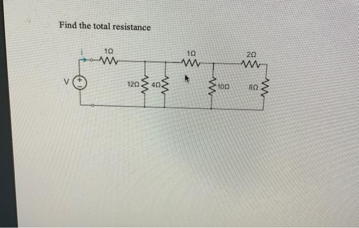 Solved Find the total resistance | Chegg.com