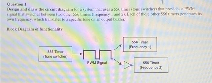 Question 1 Design and draw the circuit diagram for a | Chegg.com