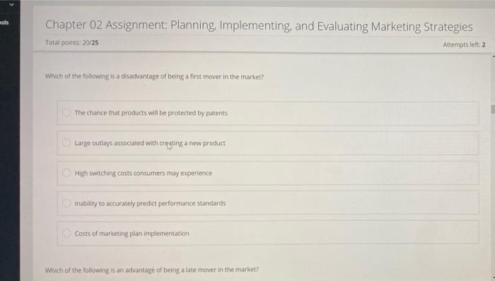 Solved ols Chapter 02 Assignment: Planning, Implementing, | Chegg.com