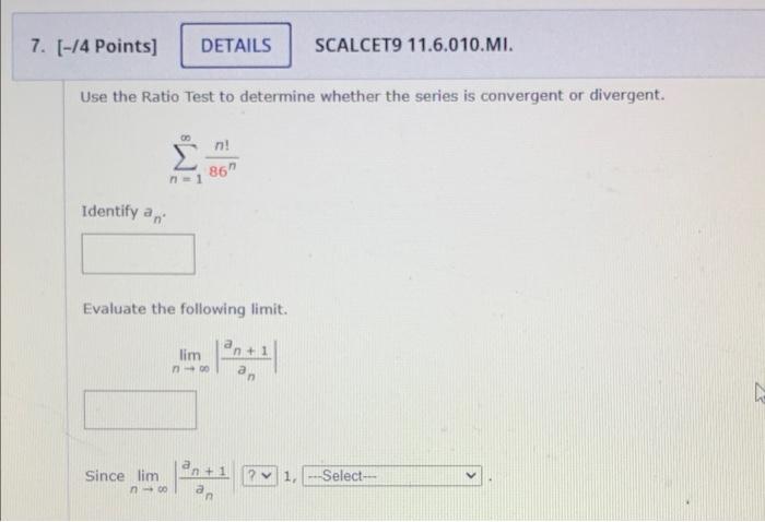 Solved 7. [-14 Points) DETAILS SCALCET9 11.6.010.MI. Use the | Chegg.com Solved 7. [-14 Points) DETAILS SCALCET9 11.6.010.MI. Use the | Chegg.com