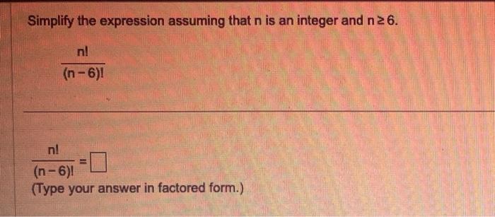 Solved Simplify the expression assuming that n is an integer | Chegg.com