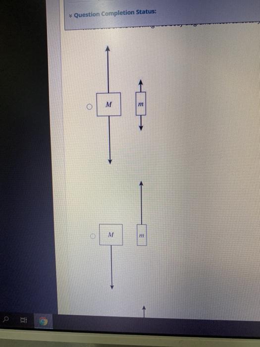 Solved Questions Two objects of unequal masses. Mand Mare | Chegg.com