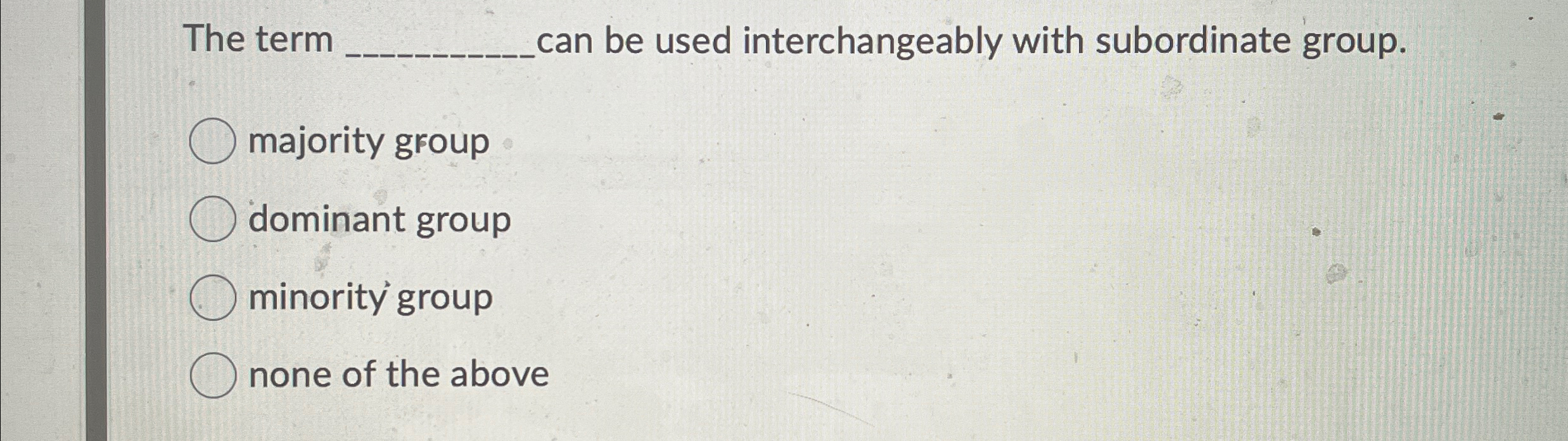 Solved The term ﻿can be used interchangeably with | Chegg.com