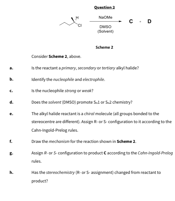 Solved Scheme 2Consider Scheme 2, ﻿above.a. ﻿Is the reactant | Chegg.com