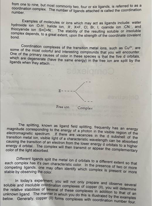 Solved Pre-Laboratory Exercise: 1. Define the following | Chegg.com