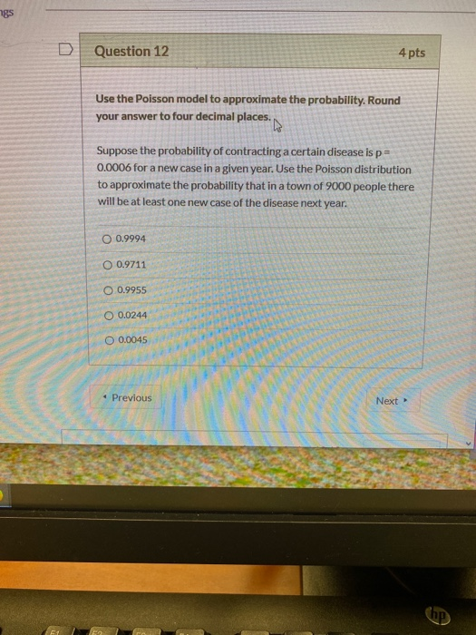 Solved suppose the probability of contracting a certain | Chegg.com
