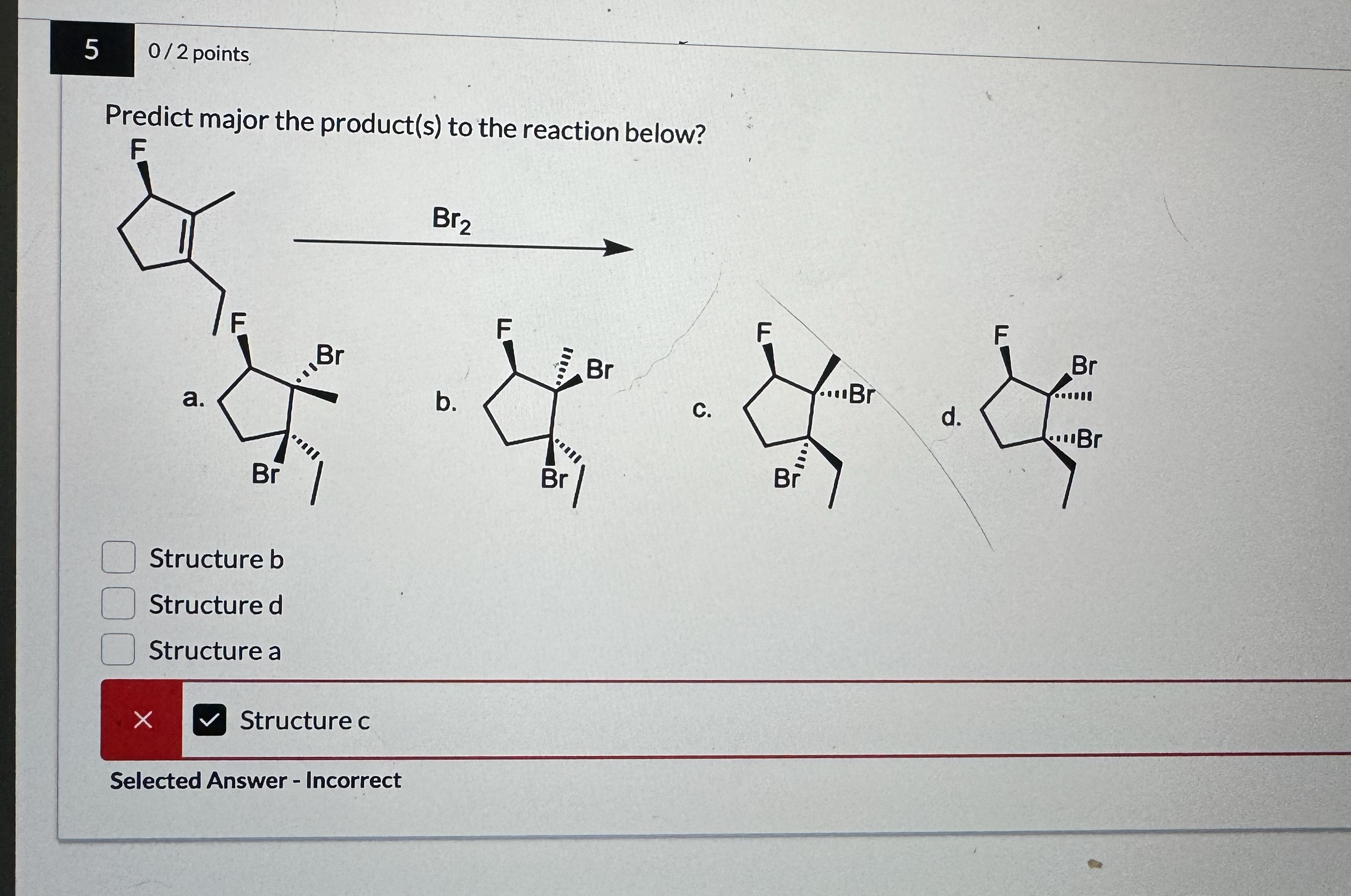 Solved 502 pointsPredict major the product(s) to the | Chegg.com Solved 502 pointsPredict major the product(s) to the | Chegg.com