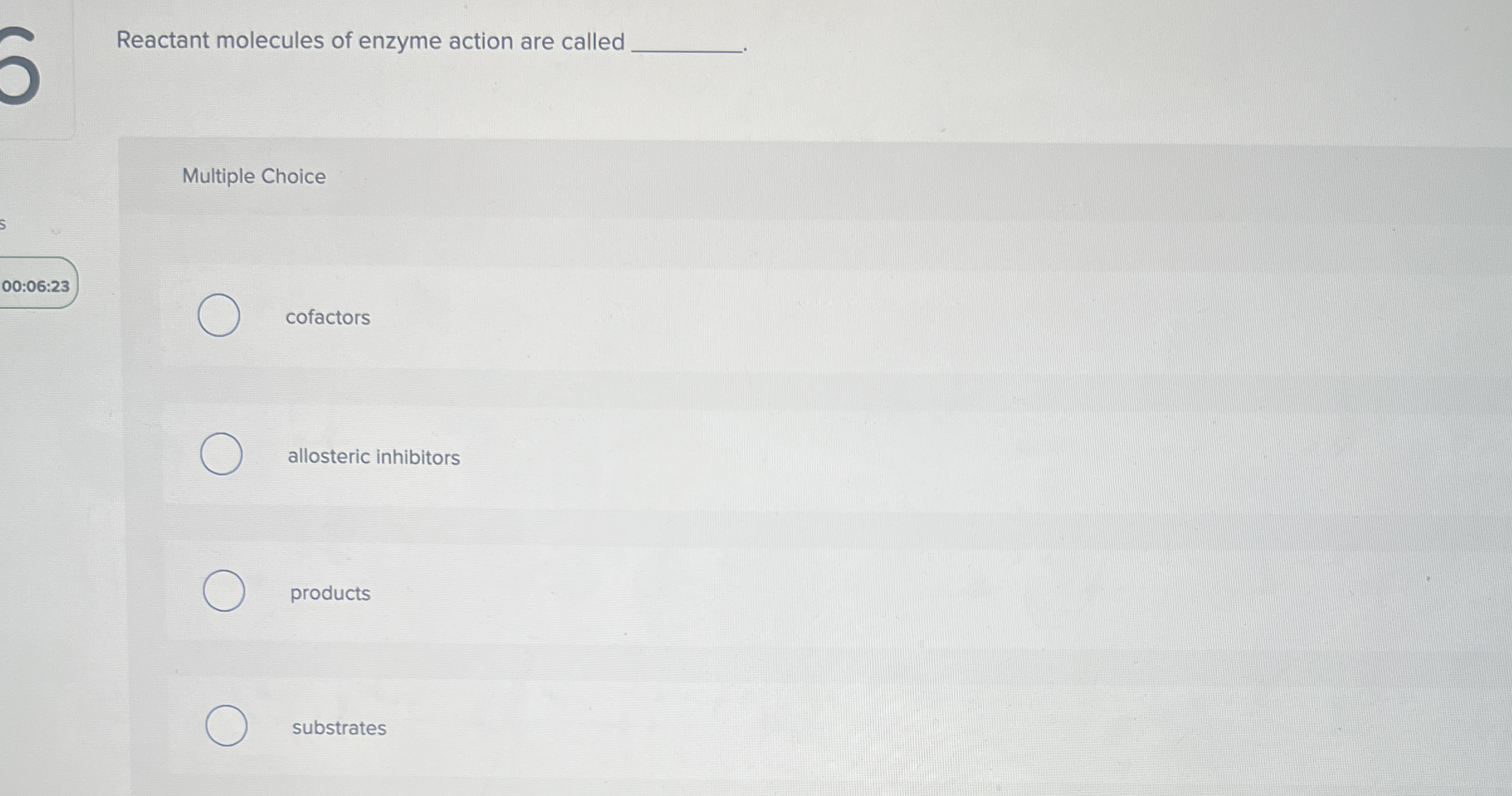 Solved Reactant molecules of enzyme action are | Chegg.com