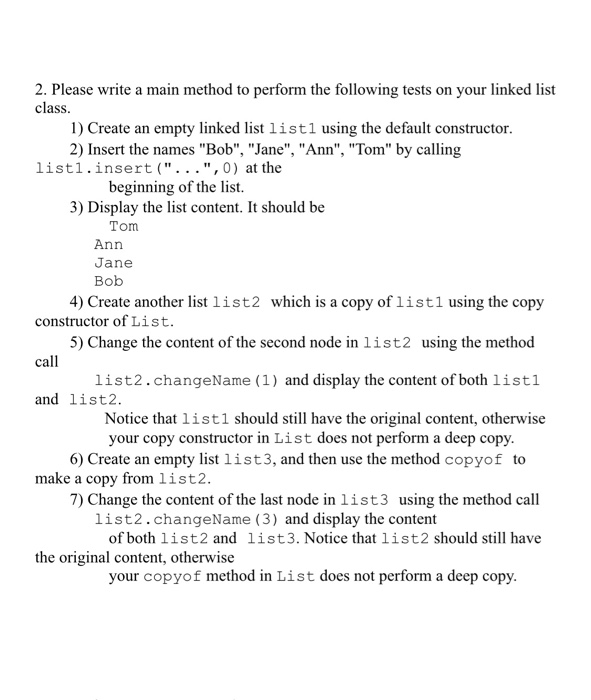 Solved 1 Please Complete The Following Java Code For An 8923