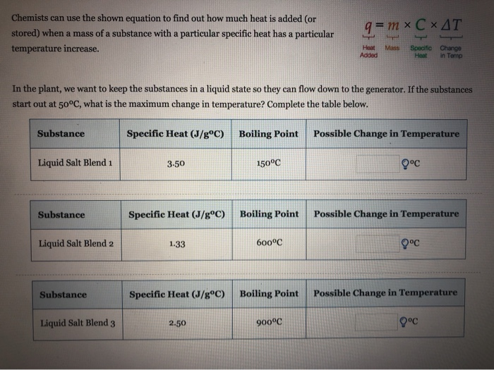 Solved Chemists can use the shown equation to find out how | Chegg.com
