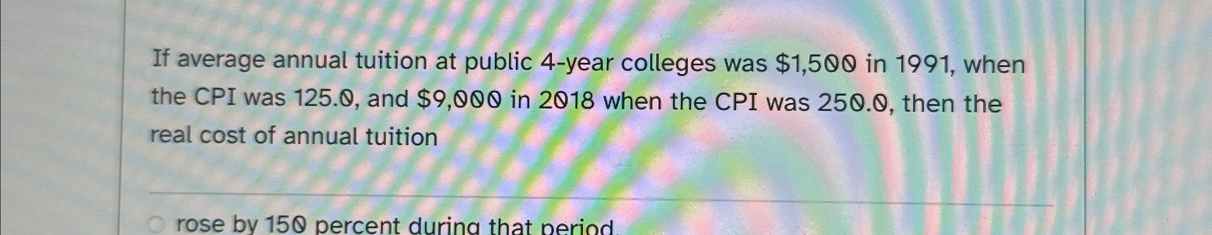 Solved If average annual tuition at public 4-year colleges | Chegg.com