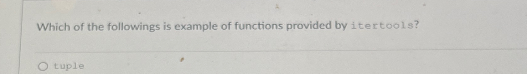 Solved Which of the followings is example of functions | Chegg.com