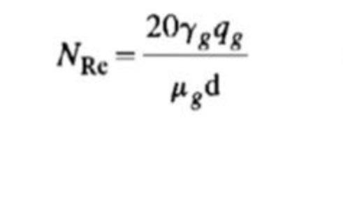 Solved NRe=μg d20γgqgNRe=μg d20γgqg | Chegg.com