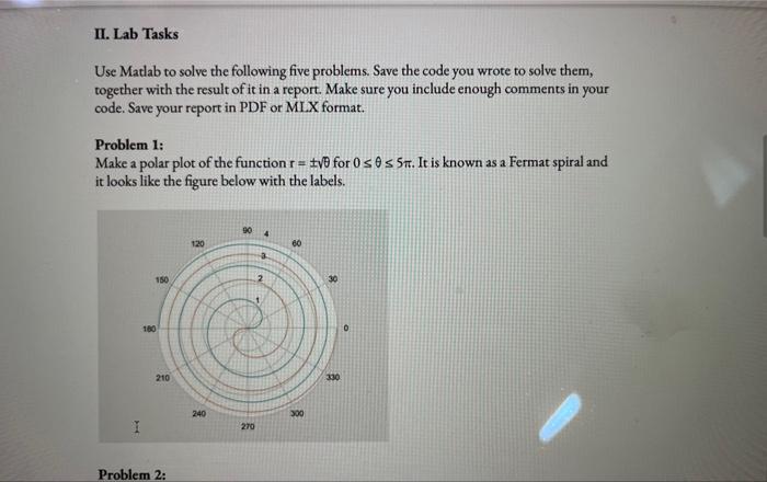 Solved Use Matlab to solve the following five problems. Save | Chegg.com