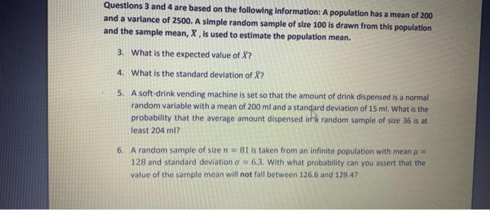 Solved Questions 3 and 4 are based on the following | Chegg.com