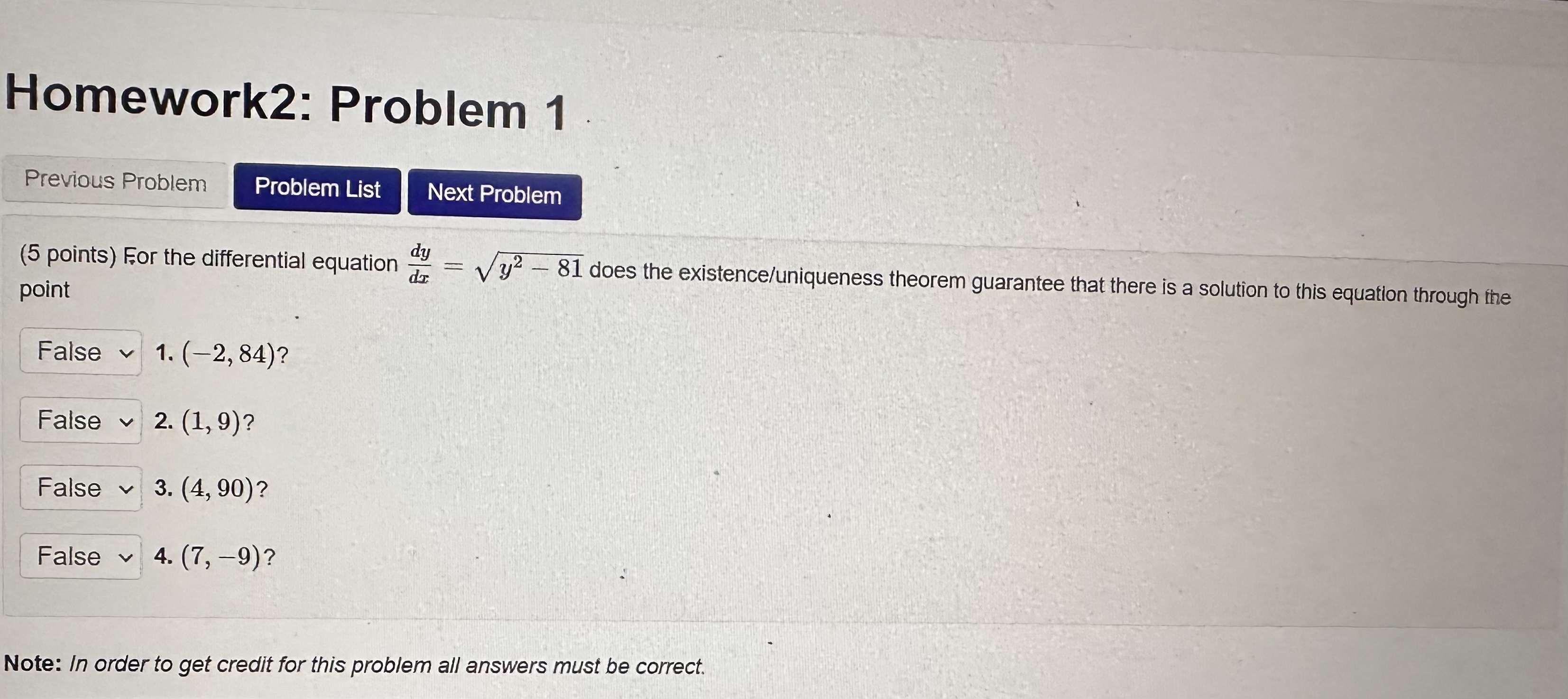 Solved Homework2: Problem 1 .(5 ﻿points) ﻿For the | Chegg.com
